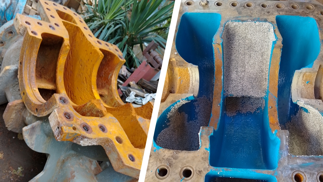 How to repair and rebuild corroded or worn pump housing